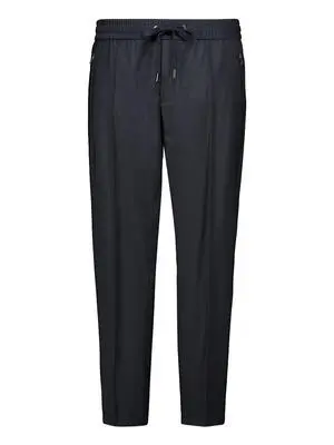 Dolce & Gabbana Stretch Wool Jogging Pants - Grey