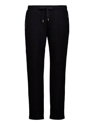 Dolce & Gabbana Cotton Drawstring Trousers Black