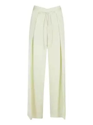 ISABELLE BLANCHE Drawstring Trousers - Yellow