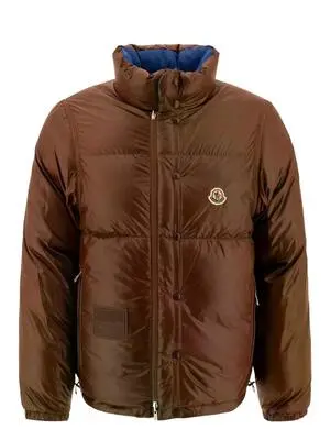 Moncler Monogram Reversible Puffer Jacket - Blue