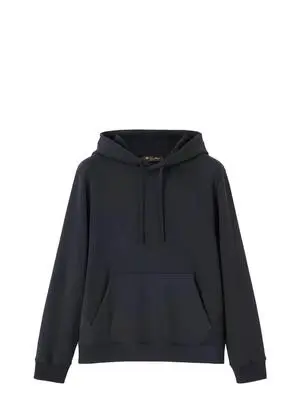 Loro Piana Andamane Pouch-pocket Hoodie - Blue