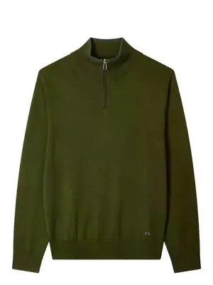 Paul Smith Zip Neck Sweater - Green