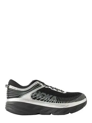 HOKA® Bondi 7 Rubber-trimmed Running Sneakers - Black