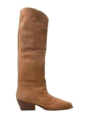 Free People Sway Leather Boots - Neutrals