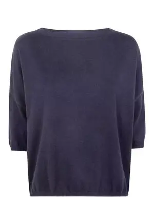 MA'RY'YA Fine-knit Sweater - Blue