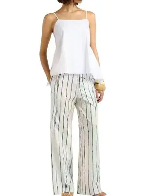 Liviana Conti Spaghetti-strap Top With Square Neck - Neutrals