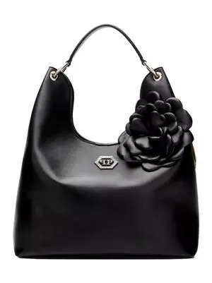 Philipp Plein Flower Shoulder Bag - Black