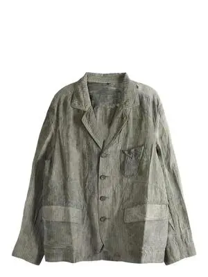ZIGGY CHEN Patchwork Blazer - Grey