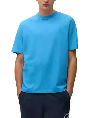 ARTE ANTWERP Print-detail Short-sleeve T-shirt - Blue