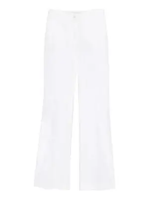 VIA MASINI 80 Flared Trousers - Neutrals