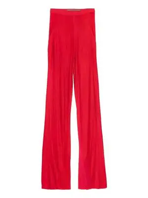 Rick Owens Bias Panelled Trousers - Red