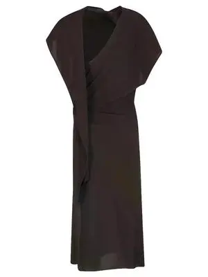 Erika Cavallini Alida Midi Dress - Brown