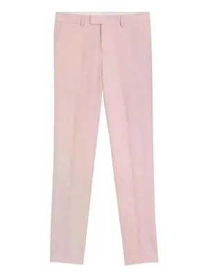 BOSS Concealed-fastening Tailored Trousers - Pink