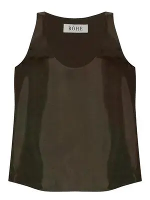 RÓHE Sleeveless Top - Brown