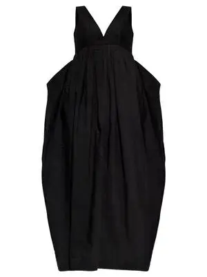 RÓHE V-Neck Maxi Dress Black