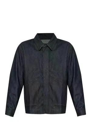 Rag & Bone Zip-up Denim Jacket - Blue