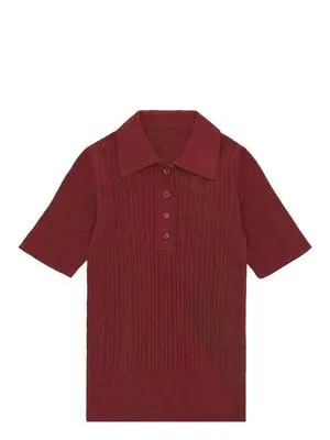 FORTELA Camille Polo Top Red