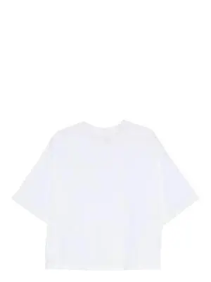 TELA Short-sleeve T-shirt With Studded Detail - White