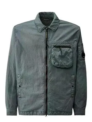 C.P. COMPANY Zipped Pocketed Jacket - Blue
