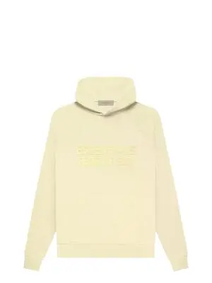 Fear Of God Embossed-logo Hoodie - Yellow