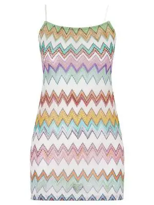 Missoni Metallic Crocheted-knit Mini Cover-up - Multi