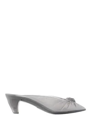 Chloé Ruched Tpu Mules - Gray
