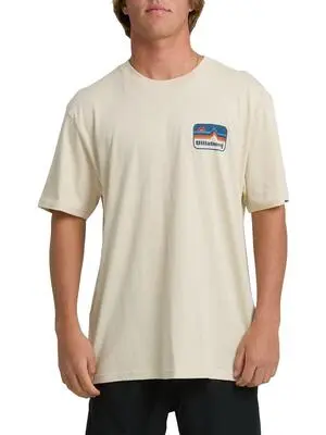 BILLABONG Range Organic Cotton Graphic T-shirt - Oatmeal