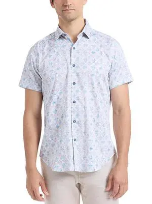 Robert Graham Greatorex Short Sleeve Woven Shirt - Multi