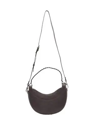 ECOTORIE Leif Leather Crossbody Bag Chocolate