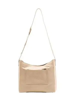 ECOTORIE Brigitte Leather Crossbody Bag - Oatmeal