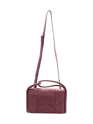 ECOTORIE Leather Crossbody Bag Wine