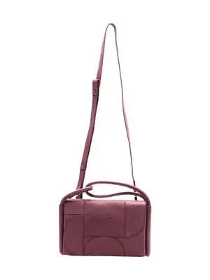 ECOTORIE Leather Crossbody Bag - Wine