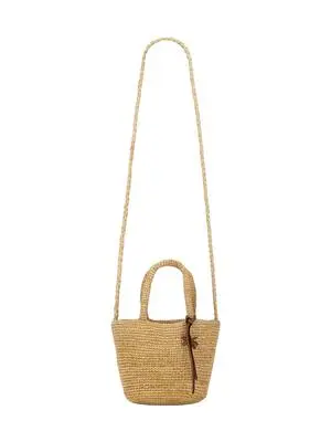 Manebí Woven Raffia Bag - Neutrals