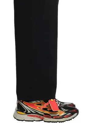 Off-White Arrow Motif Zip-tie Sneakers - Black