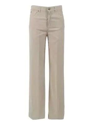 DONDUP Amber Trousers Neutrals