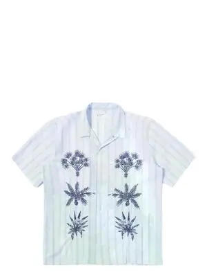 Universal Works Road Trip Striped Shirt - Blue