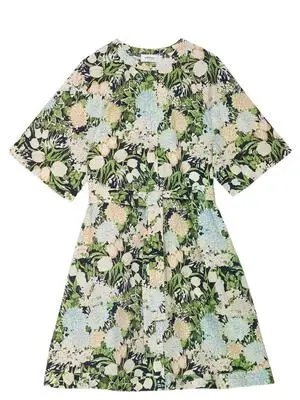 OTTOD'AME Floral Print Mini Dress
