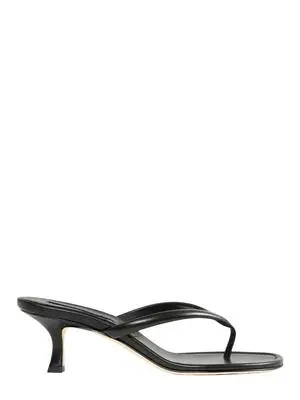 MANOLO BLAHNIK Paterno Thong-Strap Sandals