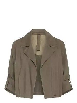 Marella Linen Jacket - Brown