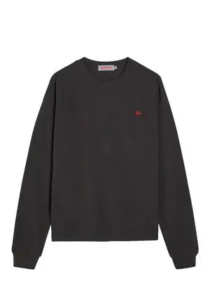 SPENCE Logo-embroidered Piqué T-shirt - Black