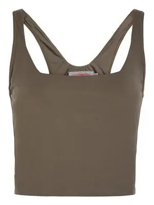 SPENCE Martina Form Cropped Tank Top - Brown
