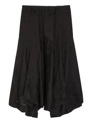 Our Legacy Embroidered Woven Skirt - Black