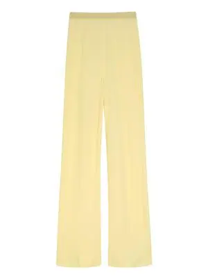 Wardrobe.NYC Straight-leg Crepe Trousers - Yellow