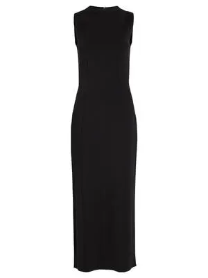 JOSEPH Mille Stretch-knit Midi Dress - Black