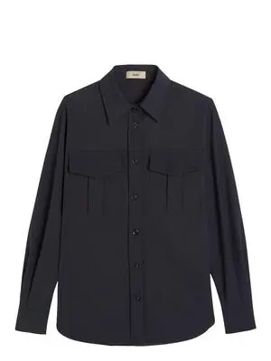 Herno Jersey Overshirt - Blue