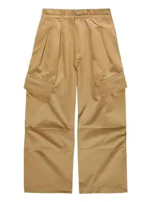 NAHMIAS Oversized Cargo-twill Trousers - Sand