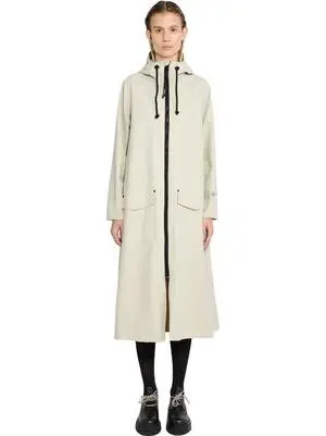 Stutterheim Stutterheim Mosebacke Long Patch Matte Raincoat Pelican