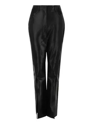 Givenchy Split Leather Pants - Black