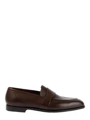 George Cleverley Owen Leather Loafers - Brown