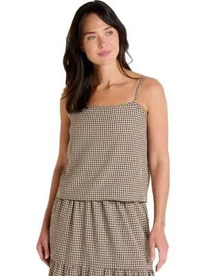 TOAD & CO Toad & Co Sunkissed Strappy Tank Almond Pattern Texture